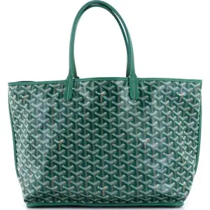 GOYARD Anjou Reversible Tote Coated Canvas Pm - Green