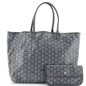 Goyard Saint Louis Tote Coated Canvas Pm