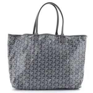 Goyard Saint Louis Tote Coated Canvas Pm - Grey