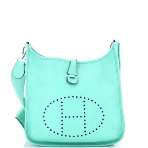 Hermès Evelyne Bag Gen Iii Clemence Pm - Blue