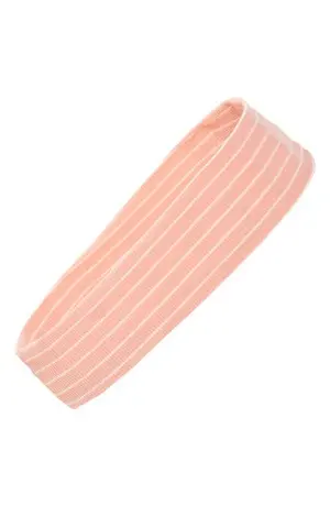 Tasha Stripe Ribbed Head Wrap - Pink