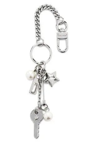 Marc Jacobs Grommet Bag Charm - Nickel