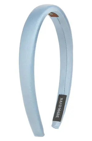 Tasha Padded Satin Headband - Blue