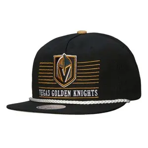 Mitchell & Ness Vegas Golden Knights Ascend Snapback Hat - Black
