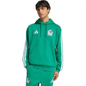 Adidas Mexico National Team Fifa X World Cup Alphaskin Fleece Hoodie - Green
