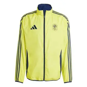 Adidas Nashville Sc 2025 Anthem Reversible Full-zip Jacket - Yellow