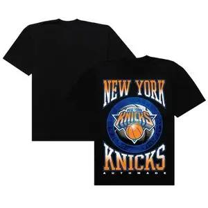 AUTHMADE New York Knicks Vintage Metal Premium Heavyweight T-shirt - Black