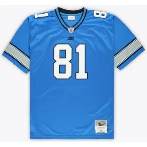 Mitchell & Ness Calvin Johnson Detroit Lions Big & Tall 2007 Legacy Retired Player Jersey - Blue