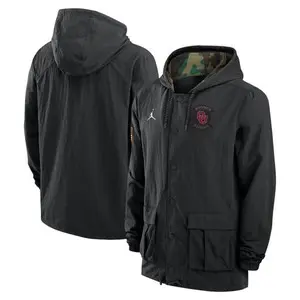 JORDAN BRAND Oklahoma Sooners 2025 Ncaa Military Appreciation Full-snap Jacket - Black