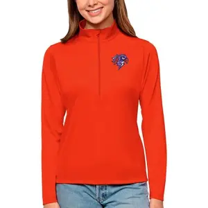 ANTIGUA Halifax Thunderbirds Tribute Quarter-zip Pullover Top - Orange