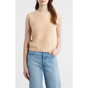 DÔEN Louden Cashmere Sweater - Light Peach Sorbet