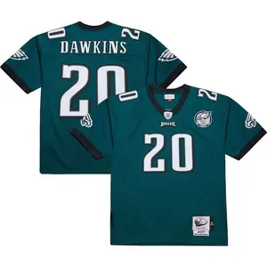 Mitchell & Ness Brian Dawkins Philadelphia Eagles 2007 Authentic Throwback Retired Player Jersey - Green