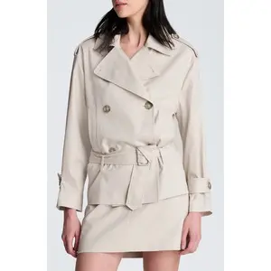 KENNETH COLE Double Breasted Short Trench Coat