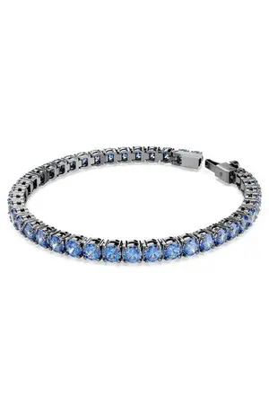 SWAROVSKI Matrix Tennis Bracelet - Blue