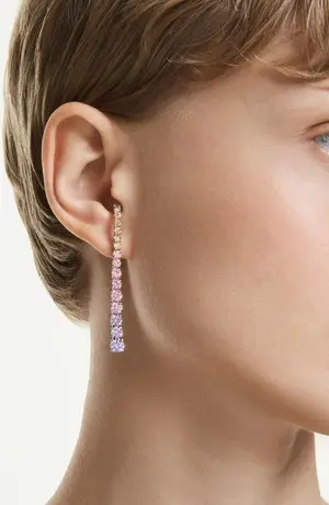 SWAROVSKI Matrix Crystal Drop Earrings