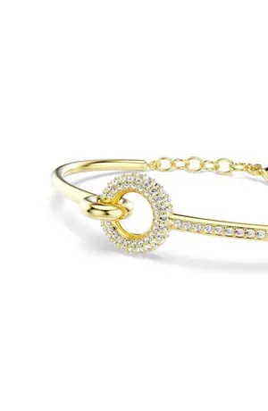 SWAROVSKI Dextera Pavé Crystal Bracelet - Gold