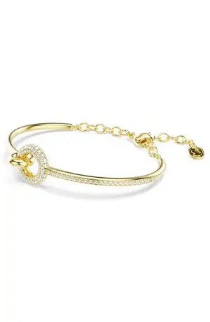 SWAROVSKI Dextera Pavé Crystal Bracelet - Gold