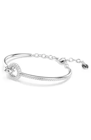 SWAROVSKI Dextera Pavé Crystal Bracelet - Silver