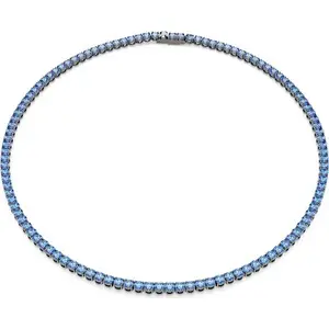 SWAROVSKI Matrix Tennis Necklace - Blue