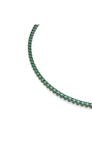 SWAROVSKI Matrix Tennis Necklace - Green