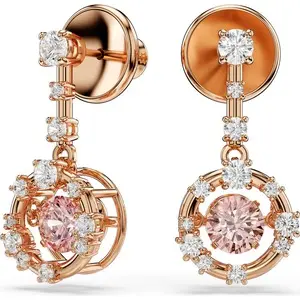 SWAROVSKI Constella Drop Earrings - Rose Gold/multi