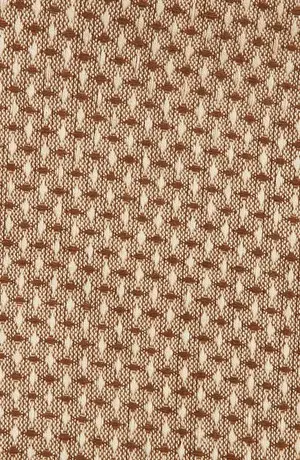 CLIFTON WILSON Diamond Wool Pocket Square - Brown