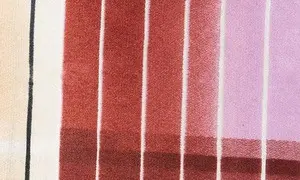 CLIFTON WILSON Stripe Silk Pocket Square