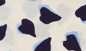 CLIFTON WILSON White Hearts Silk Pocket Square