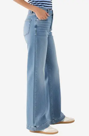 NIC+ZOE Vantage High Waist Wide Leg Jeans