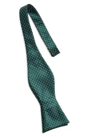 CLIFTON WILSON Polka Dot Silk Bow Tie