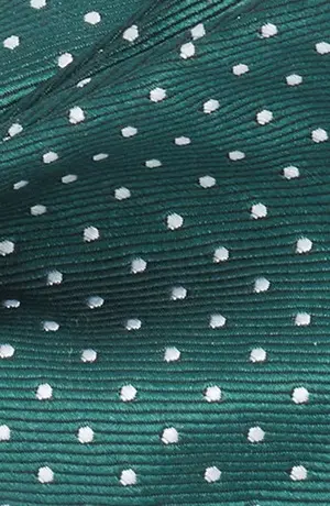 CLIFTON WILSON Polka Dot Silk Bow Tie