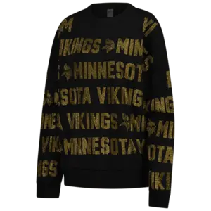 GAMEDAY COUTURE Minnesota Vikings Rhinestone Embellished Sweatshirt