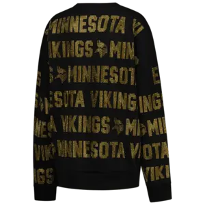 GAMEDAY COUTURE Minnesota Vikings Rhinestone Embellished Sweatshirt