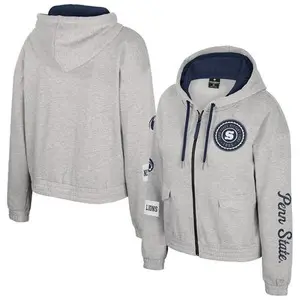 COLOSSEUM Penn State Nittany Lions Alfie Full-zip Hoodie Jacket By - Gray