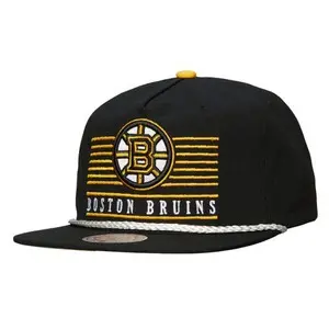 Mitchell & Ness Boston Bruins Ascend Deadstock Snapback Hat - Black