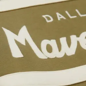 Mitchell & Ness Dallas Mavericks Double Clutch Hoodie - Olive