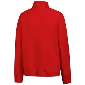 GAMEDAY SOCIAL Wisconsin Badgers Chenille Turtleneck Sweater