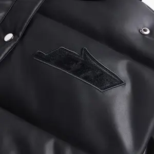 OFF SEASON New York Jets Faux Leather Puffer Jacket