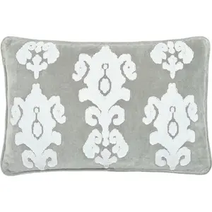 ELISABETH YORK Alida Decorative Throw Pillow Collection - Silver