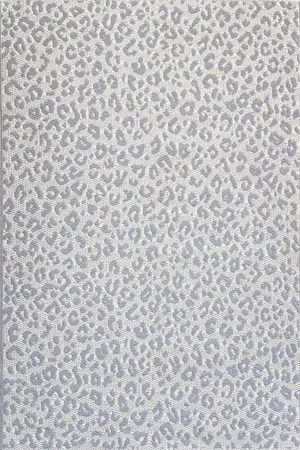 MAD MATS Leopard Rug - Silver Cream - 5'x8'