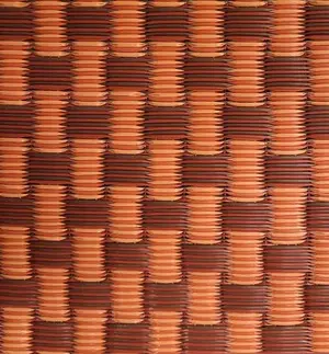 MAD MATS Basket Weave Rug - Brown Oxide - 6'x9'