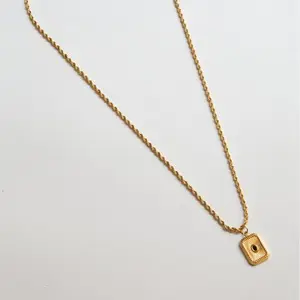 OUTOFOFFICE Onyx And 18k -plated Sterling Silver Necklace Charm