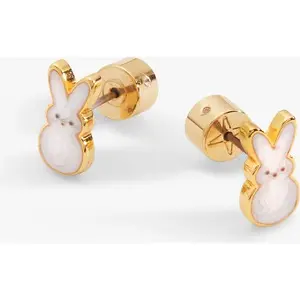 ALEX AND ANI Peeps® Pearlized Bunny Stud Earrings - Gold