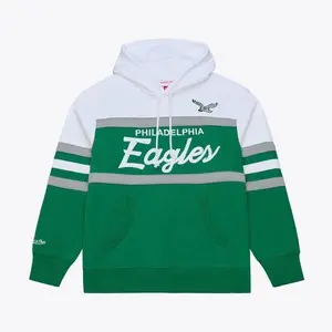 Mitchell & Ness Philadelphia Eagles Head Coach Hoodie - Kelly Green