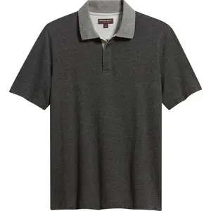 Johnston & Murphy Tonal Bird's Eye Polo