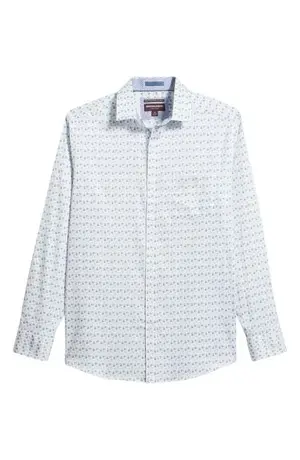 Johnston & Murphy Logan Print Button-up Shirt