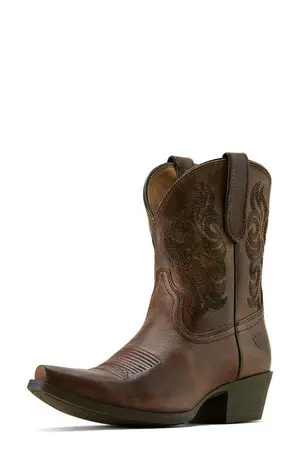 Ariat Lacona X Toe Western Boot - Mesa Brown