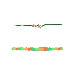 HALLMARK Assorted Bracelet Set - Green