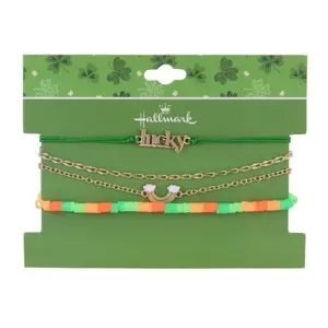 HALLMARK Assorted Bracelet Set - Green