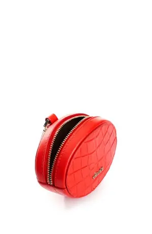 VELEZ Leather Coin Purse - Red